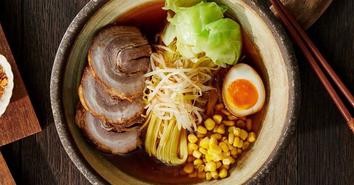 Autentico ramen a base di salsa di soia giapponese | Ricetta | Kikkoman
